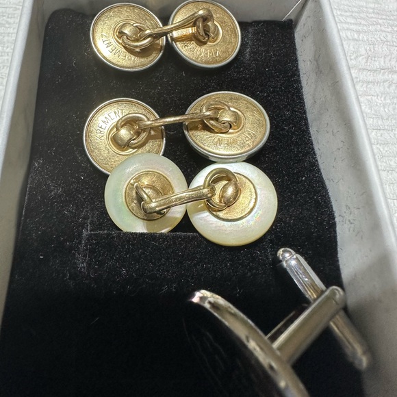 Krementz | Accessories | Vintage Art Deco Krementz Tuxedo Shirt Studs ...